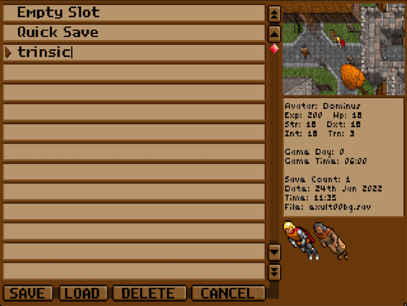 Exult: Documentation